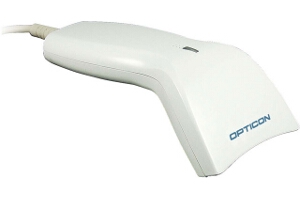 Opticon LGP6125 Corded Handheld Linear Imager (1D) Barcode Scanner ...
