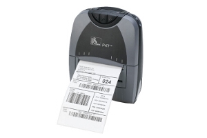 Zebra P4T 4" Thermal Transfer Mobile Barcode Label Printer | Data ...